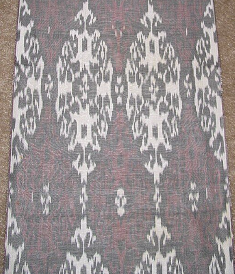 Bulk sale 50 Yard HAND MADE UZBEK Natural SILK IKAT ADRAS FABRIC #8934 ...