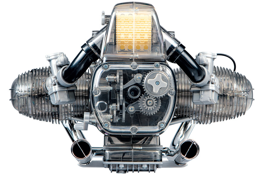 BMW R/90-S Flat Twin "Airhead" Engine Model Kit with Collector's Manual ...