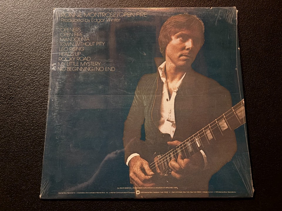RONNIE MONTROSE Open Fire LP Warner Bros. BSK 3134 SEALED from 1978 | eBay