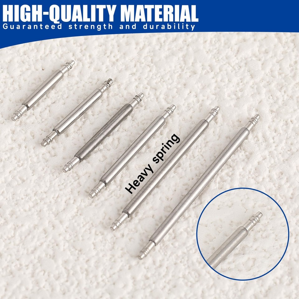 108 PCS Watch Band Pins Replacement Kit, Watch Spring Bar Tool ...
