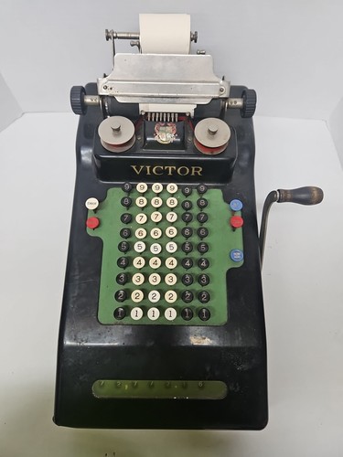Antique VICTOR Adding Machine Vintage 1920's Era Very Heavy | eBay