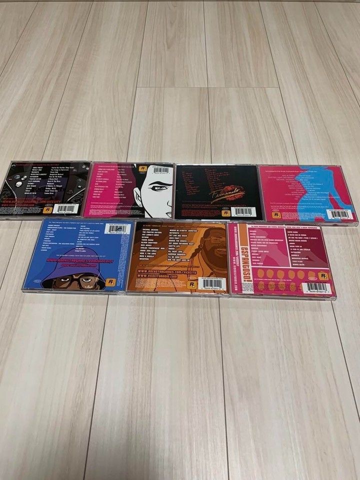Grand Theft Auto:Vice City Official Sound Track Box Set GTA:VC CD ...