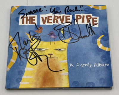 The Verve Pipe A Family Album CD Cover Two Signatures Signed | eBay