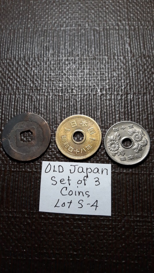 Japan Old Money Set of 3 coins 1-Mon / 5 Yen / 50 Yen Lot S-4 | eBay