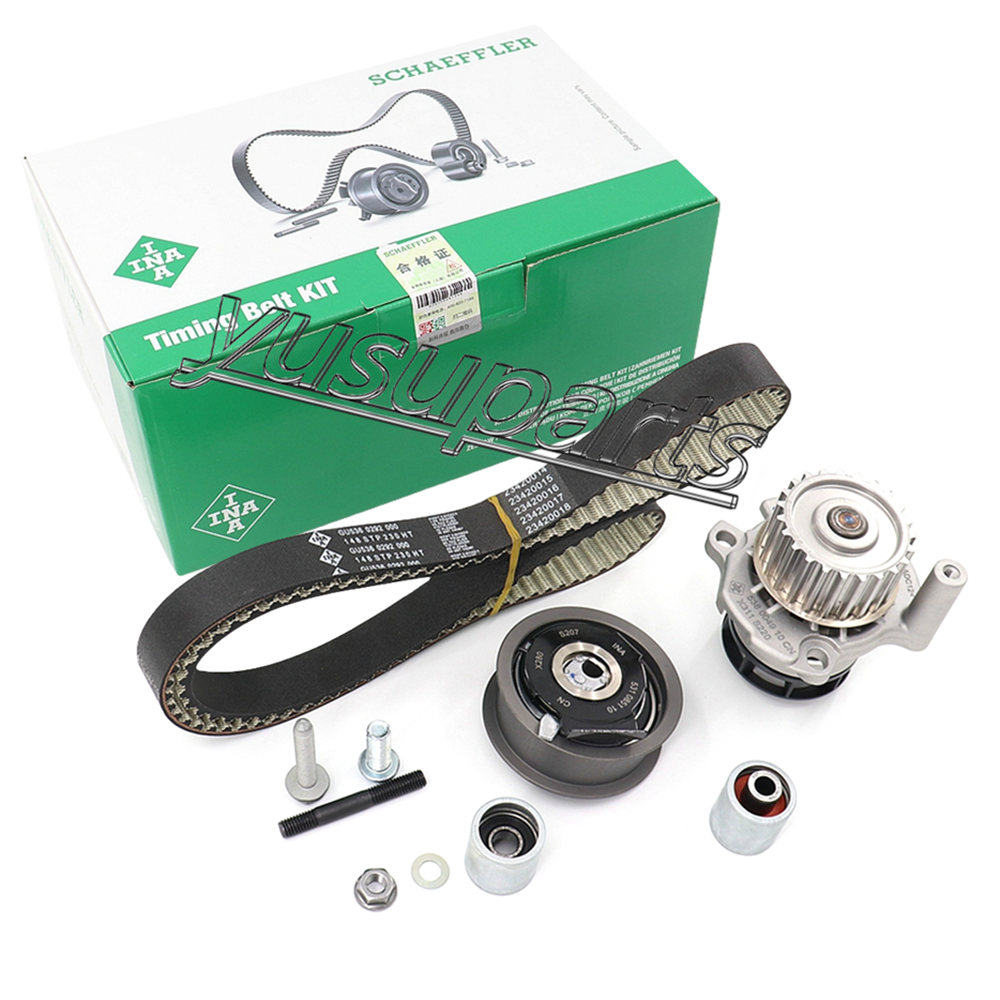 INA Water Pump Timing Belt Tensioner Kit For VW GTI Passat AUDI A4 2.0 ...