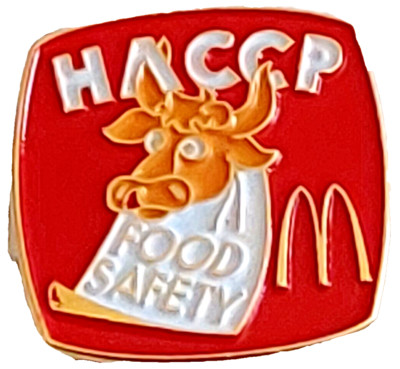 McDonald's Restaurant "HACCP" Food Safety Course Lapel Pin | eBay