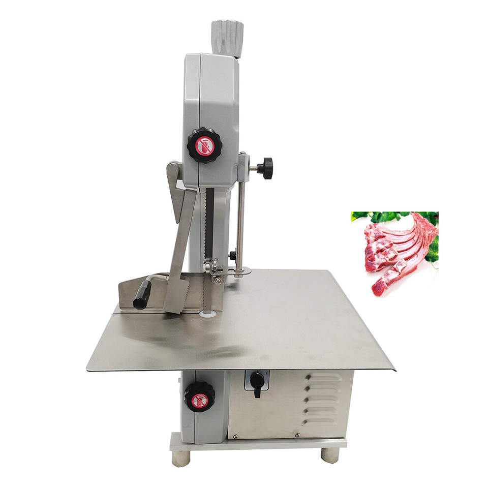 110V Commercial Bone Cutting Saw Electric Band Meat Cutter Kitchen Food ...
