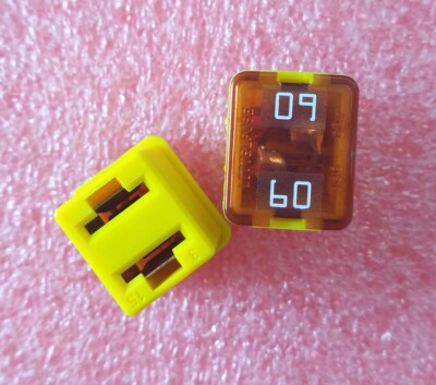 5PCS New 0895060 Littelfuse 895 Square Car Fuse 60A 58V JCASE Cartridge ...