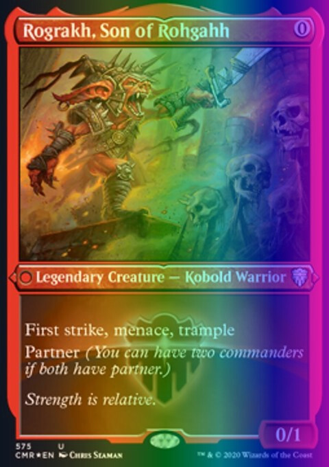 MTG Rograkh, Son of Rohgahh (575/794) Commander Legends LP FOIL- ETCHED ...