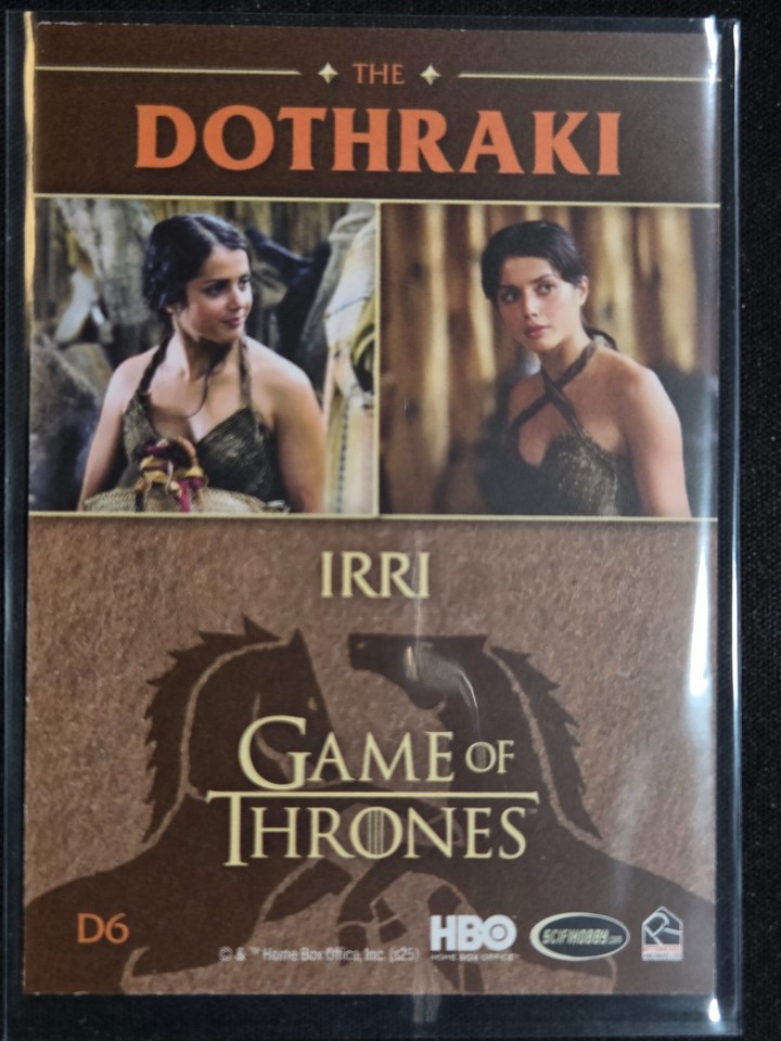 2025 Game Of Thrones The Great Houses The Dothraki D01 to D10 You Pick ...