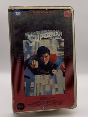 Superman The Movie 1978 CLAMSHELL VHS WARNER BROS 1983 Christopher ...