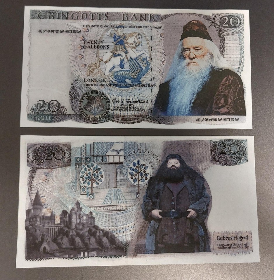 Harry Potter Gringotts Bank Note Collection | eBay UK