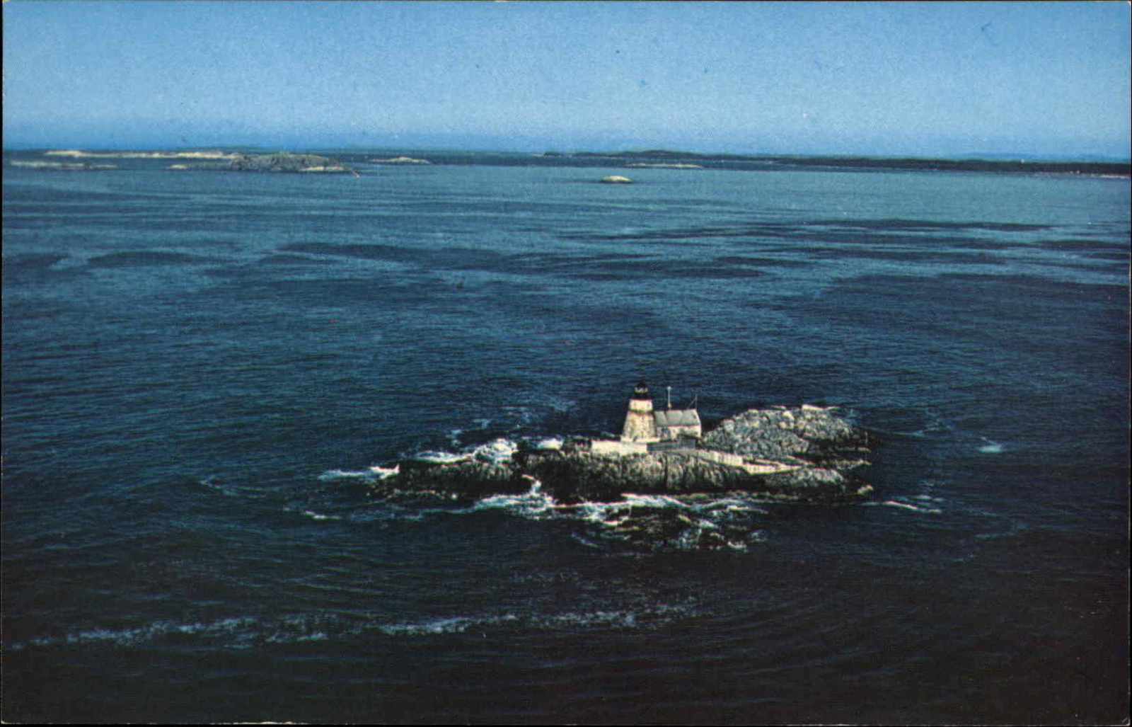 Vinalhaven Maine ME Saddleback Lighthouse c1950s-60s Postcard | eBay