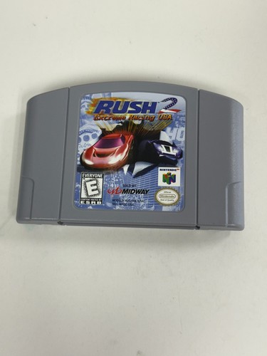 RUSH 2 EXTREME RACING USA NINTENDO 64 N64 VIDEO GAME OEM COLLECTOR'S ...