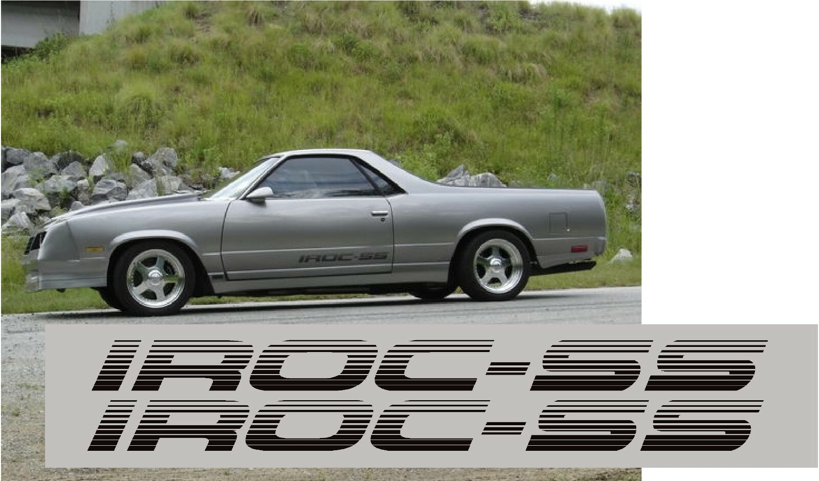 CAMARO EL CAMINO IROC-SS DOOR DECAL STICKER SET KIT IROC-Z RIGHT/LEFT ...