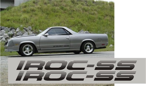 CAMARO EL CAMINO IROC-SS DOOR DECAL STICKER SET KIT IROC-Z RIGHT/LEFT ...