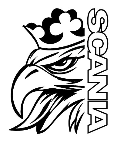 Scania Greif V8 Logo Griffin Logo Mit Super Buchstaben Für