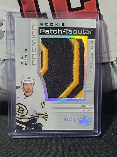2023-24 Upper Deck Premier Rookie LOGO Patch-Tacular John Beecher /25 ...