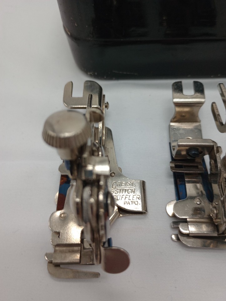 Vintage Lot White & Greist Sewing Machine Attachments Parts Original ...