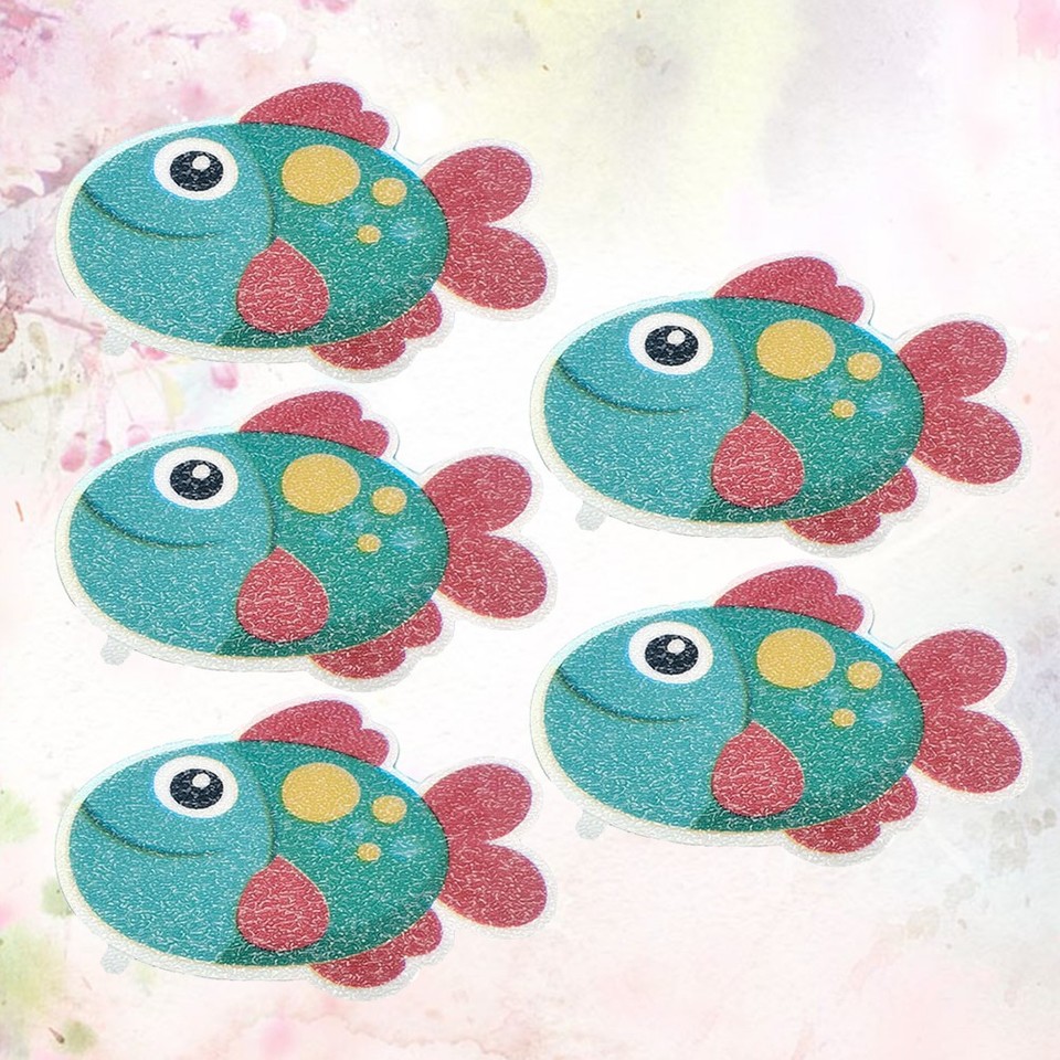 5 Pcs Tub Fish Non Slip Decals Bathtub Sticker Non-slip Stickers | eBay ...
