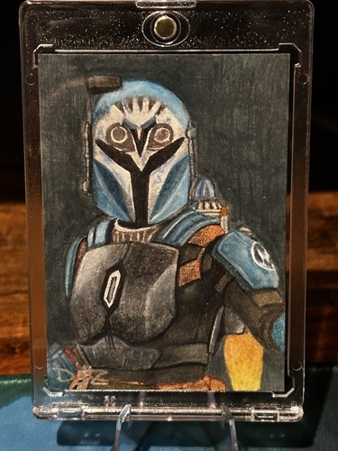 Bo Katan Kryze Sketch Card 1/1 Candice Clemmons (Deezy) PSC Star Wars ...