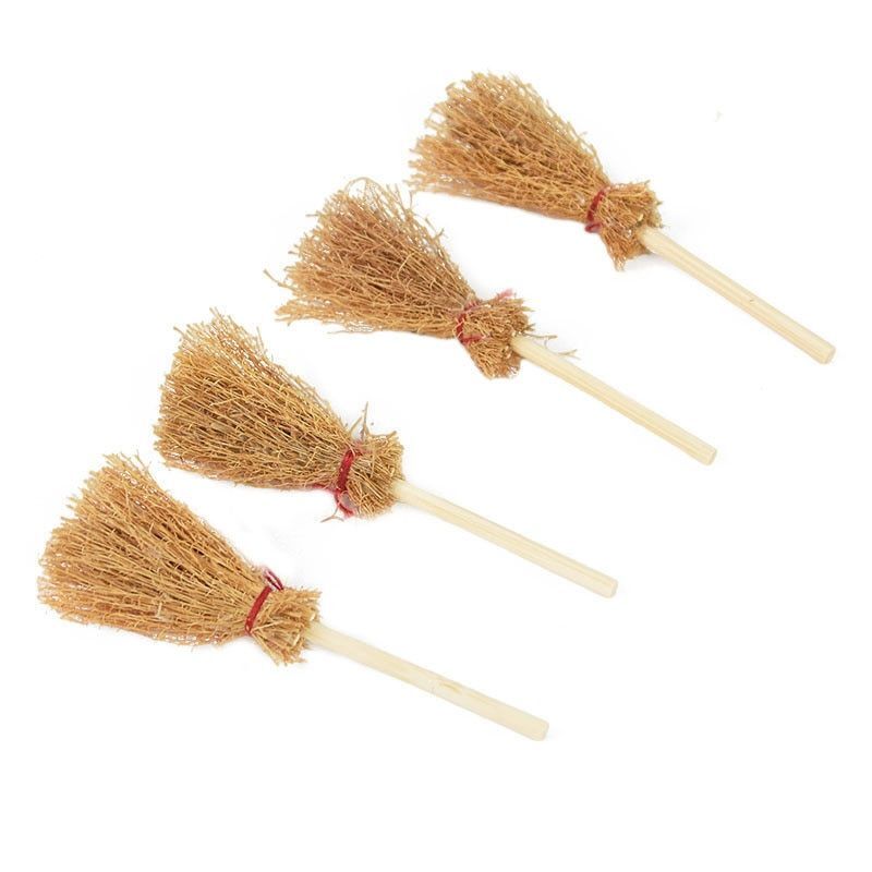10/20pcs Mini Witch Broom DIY Hanging Ornament Halloween Party - Home ...