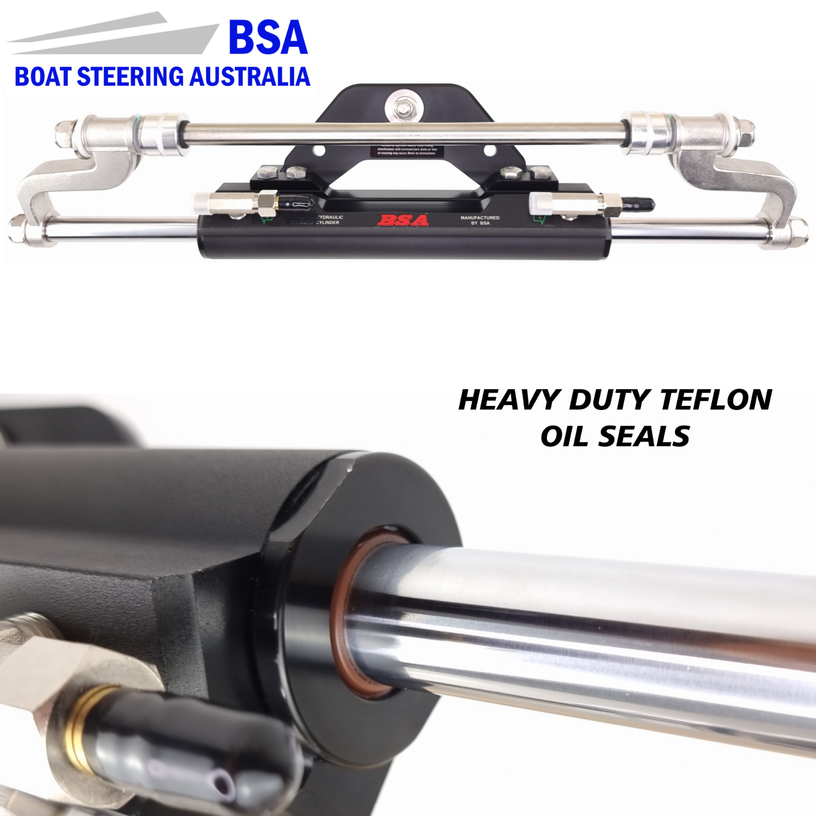 Hydraulic Outboard Motor Steering Kit | eBay