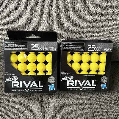 Nerf Rival Gun Balls 25-round Refill x 2 New Sealed In Box Authentic | eBay