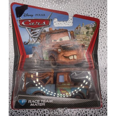 DISNEY PIXAR CARS 2 Race Team Mater New in package 2010 die cast Tow ...