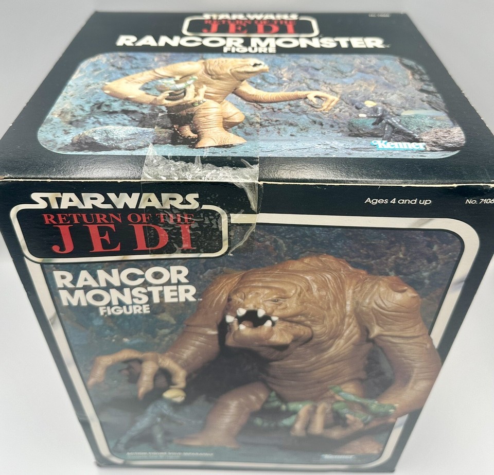 VINTAGE STAR WARS *UNOPENED STILL SEALED* ORIGINAL BOXED RANCOR MONSTER ...