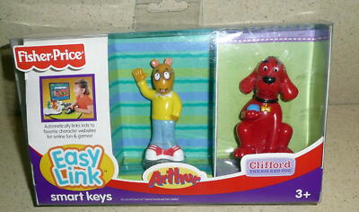 FISHER PRICE EASY LINK SMART KEYS Accessory With ARTHUR & CLIFFORD 2007 ...