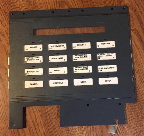 EDWARDS ESA/2000 IRC-3 2025-X705 MAIN CONTROL MODULE FRONT COVER ONLY ...