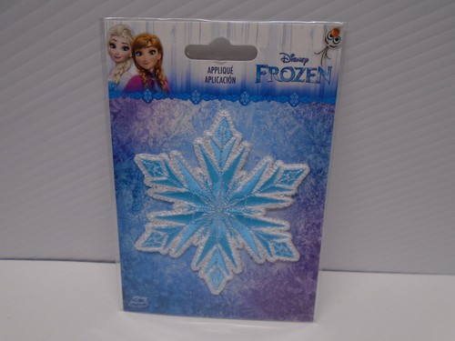 Frozen Elsa's Snowflake Embroidered Applique Iron On Patch Disney ...