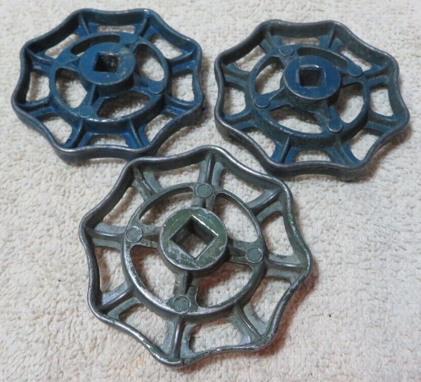 Antique Water Faucet Shut Off Valve Knobs Handles Steampunk Garden Art ...