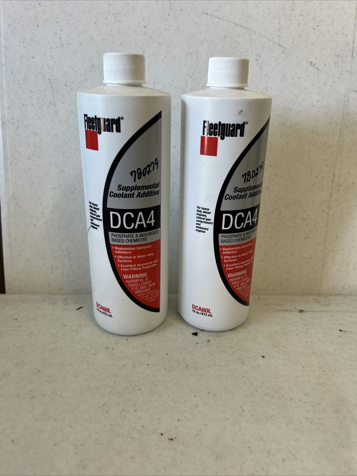 DCA60L Fleetguard Cooling System Additive DCA4 (2PACK) | eBay