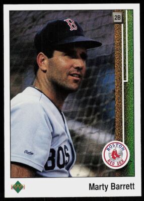 1989 Upper Deck Marty Barrett Boston Red Sox #173 | eBay