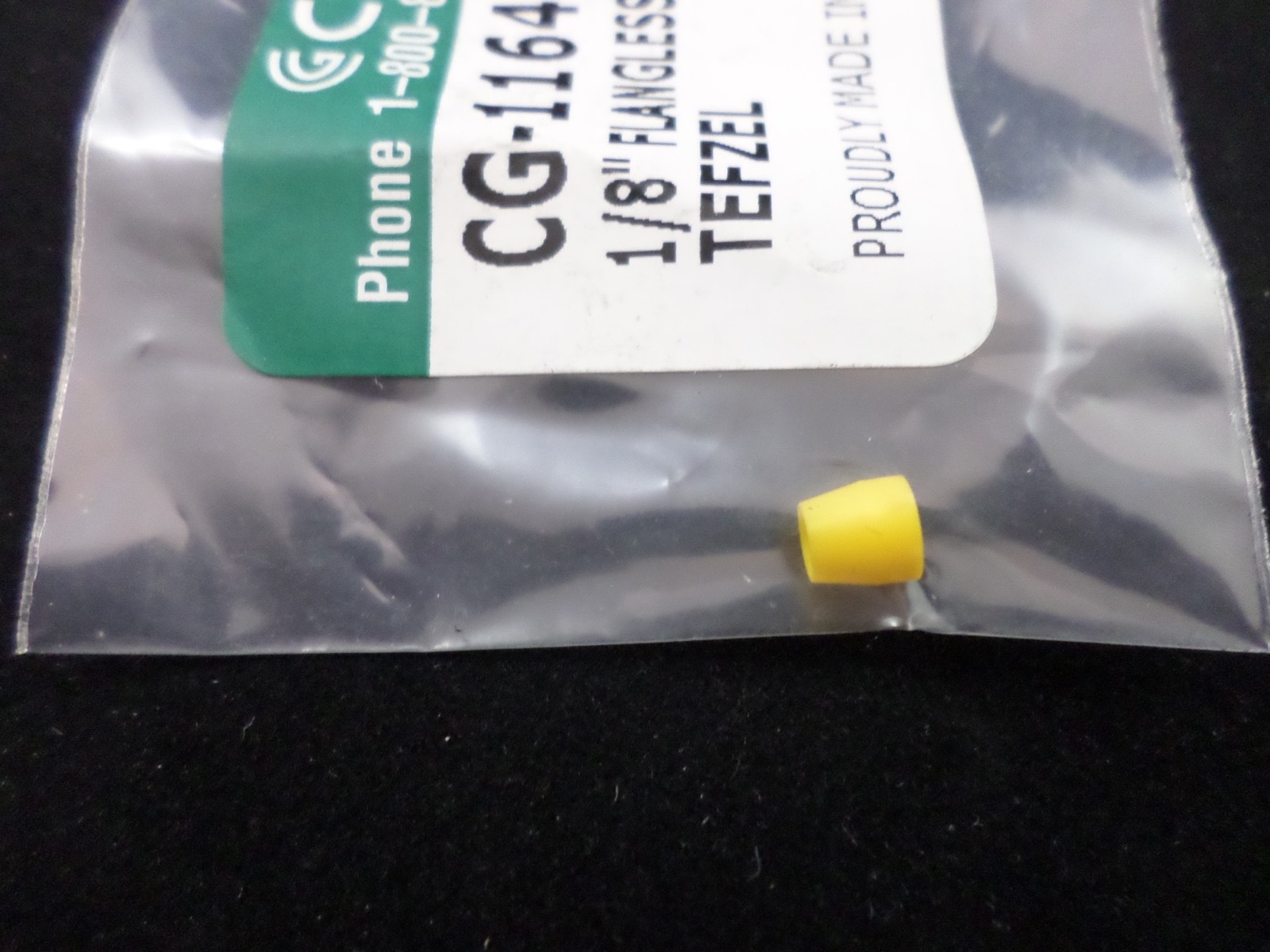 CHEMGLASS+1%2F8%E2%80%9D+Flangless+Ferrule+TEFZEL+CG-1164-F-02 for sale ...