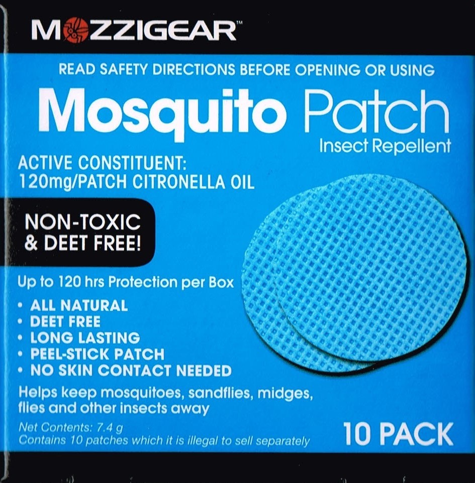 => Mozzigear Mosquito Patch 10 Patches, 3.5cm Diameter With Citronella ...