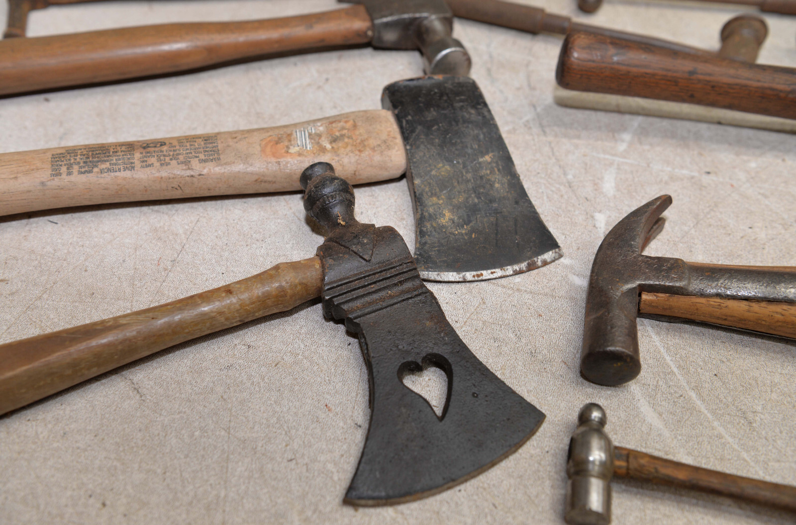 17 axes hatchets hammer collectible vintage mechanics machinist tool ...