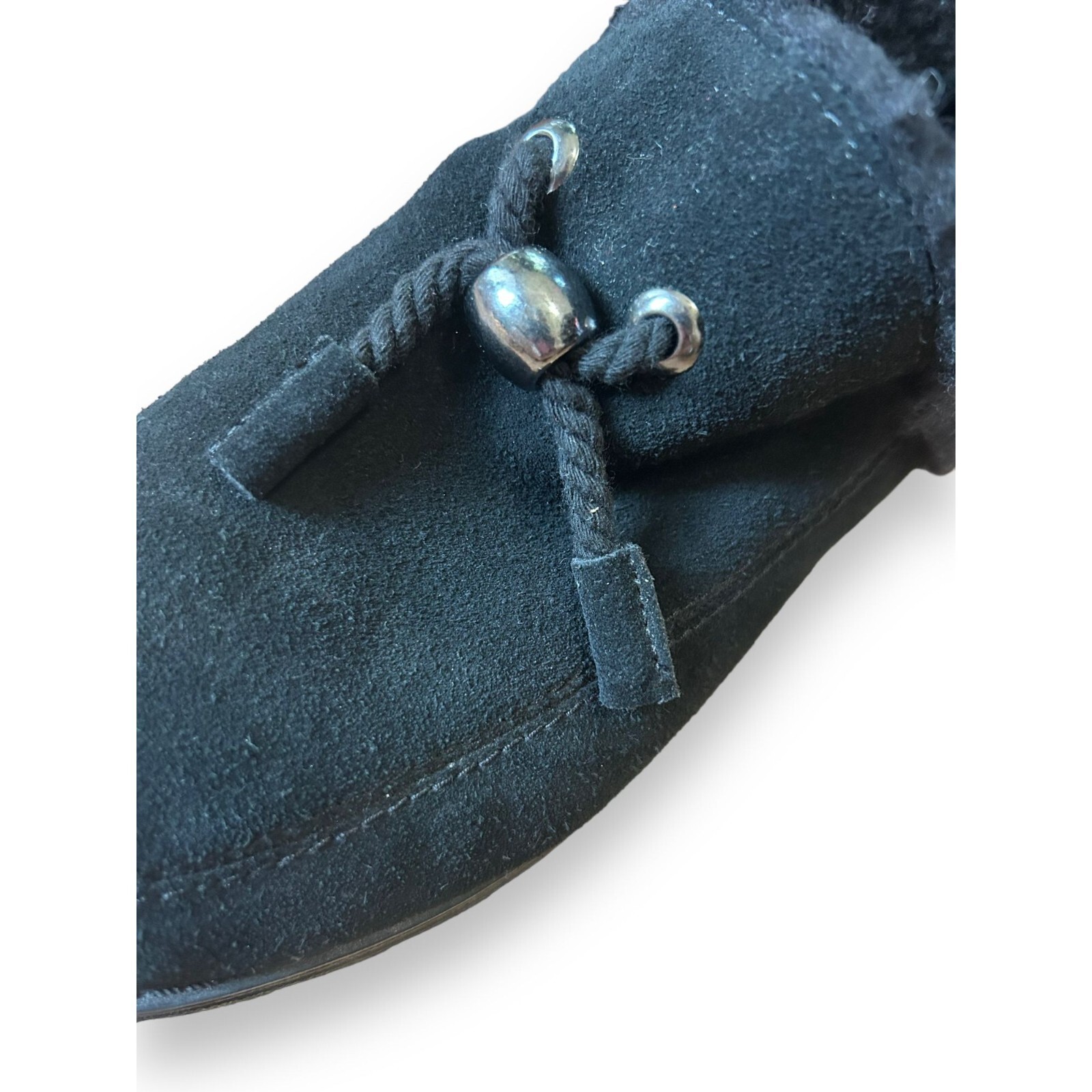 Muk Luk Black Suede Booties sz 7 Ankle Ziggy Sunset Blvd. Faux Leather ...