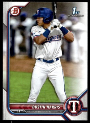 2022 Bowman Prospects Dustin Harris G77 Texas Rangers #BP-119 | eBay