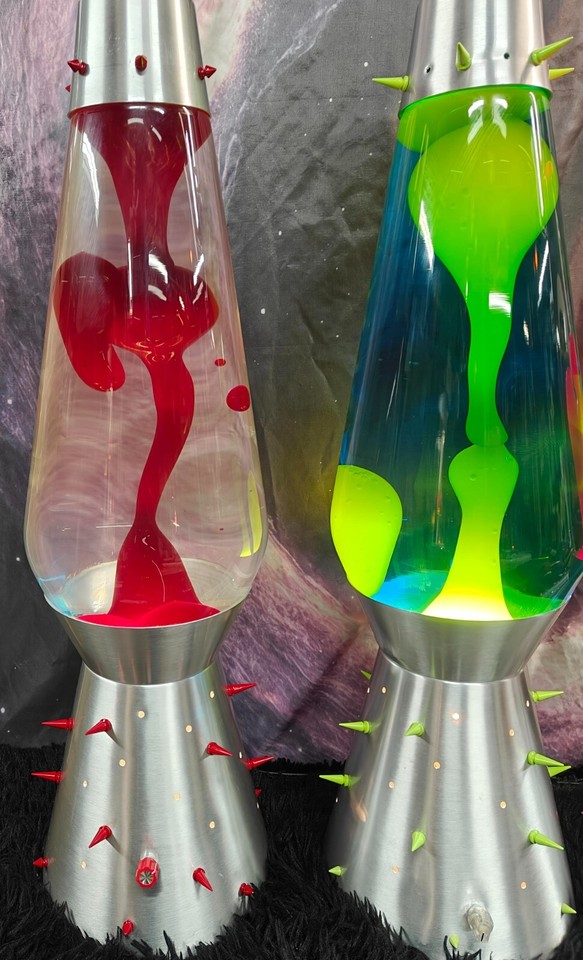 Rare Custom Yellow Starlight Grande Lava Lamp 27” with spikes and ...