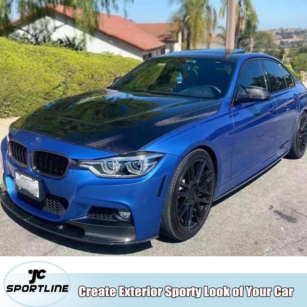 Real Carbon Hood Bonnet Engine Cover Trim For BMW F30 F31 F32 F36 F80 ...