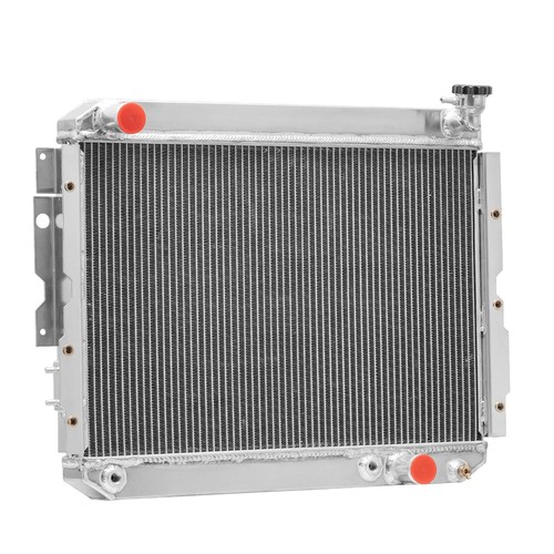 4Row Aluminum Radiator Fits 1981-1990 Toyota Land Cruiser FJ65 FJ60 4 ...