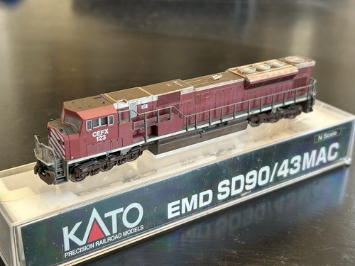 N Scale Custom weathered CEFX SD9043MAC DC | eBay