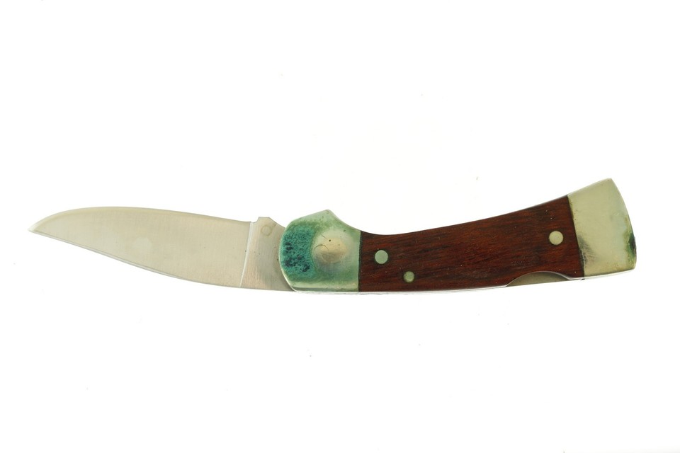 Vintage Western 522 Lock Blade Folding Knife 3 5/8" Closed U.S.A. with ...