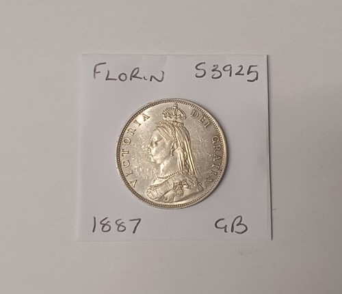 High Grade 1887 Victoria Silver One Florin Coin S3935 | eBay UK