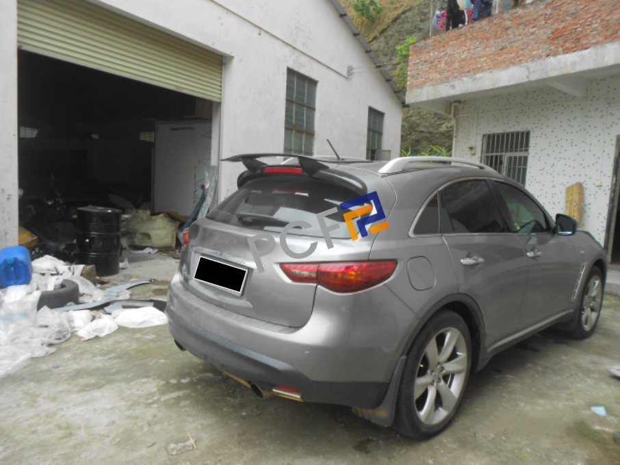 Fits 2009-2015 Infiniti FX35 FX37 QX70 Vettel style Real Carbon Small ...