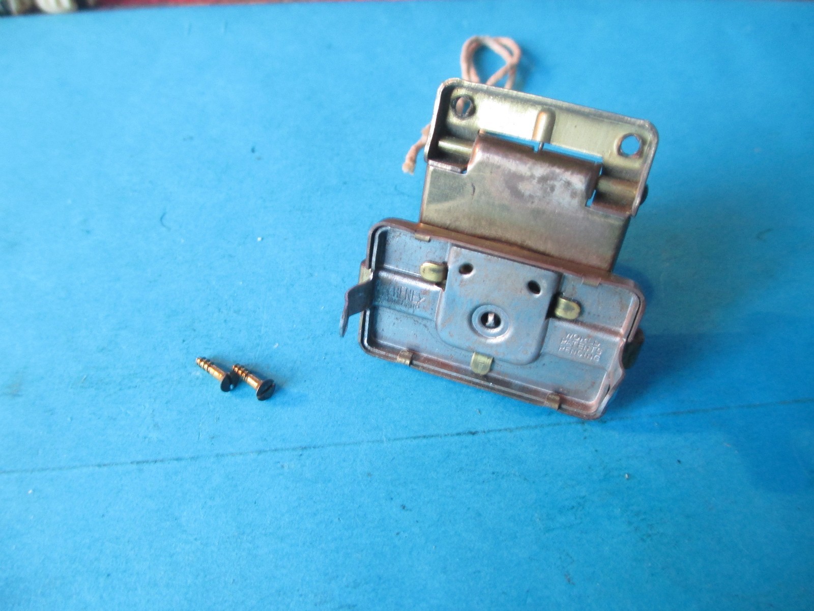 VINTAGE CHENEY BRASS LOCK COMPLETE WITH KEY. | eBay UK