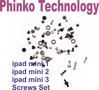Full Set Screws For iPad Mini 1 Mini 2 Mini 3 Universal Screws sets ...